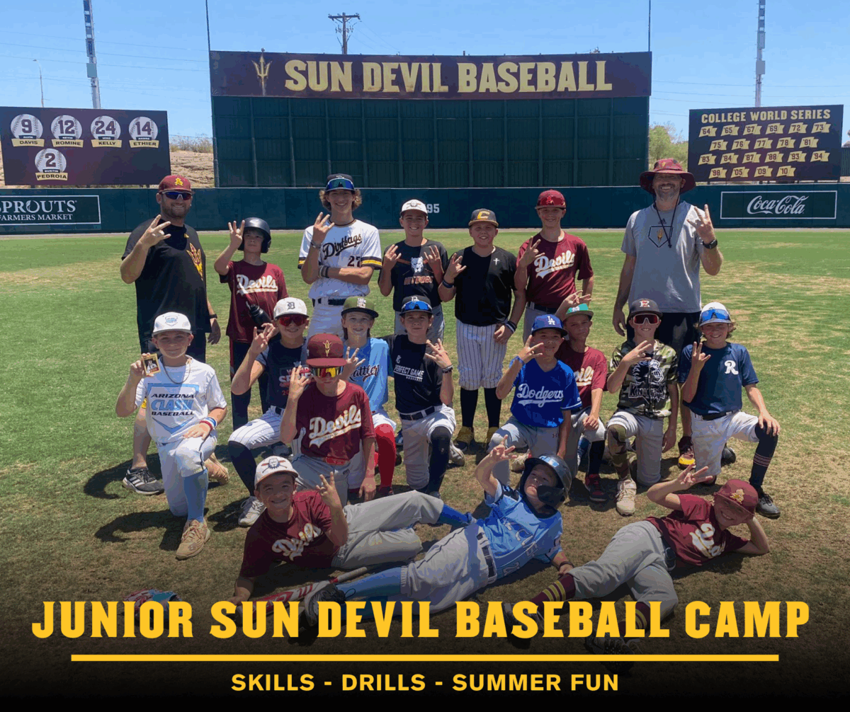 Sun Devils Baseball Camps | Youth & Prospect Baseball Camps in Phoenix, AZ